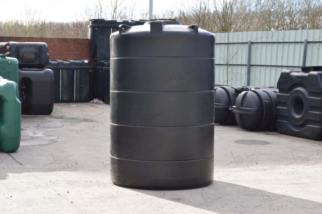 Bovengrondse Ronde Watertank – 3000 liter (Ø 1,40 m)
